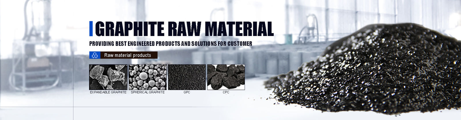 Kualitas Bahan Baku Grafit & Grafit Serpihan Alami pabrik dari Cina
